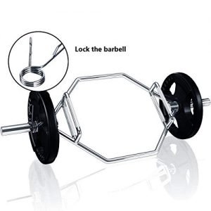 Goplus Olympic Hex Bar with Two-Handle Options for Squats, Deadlifts ...